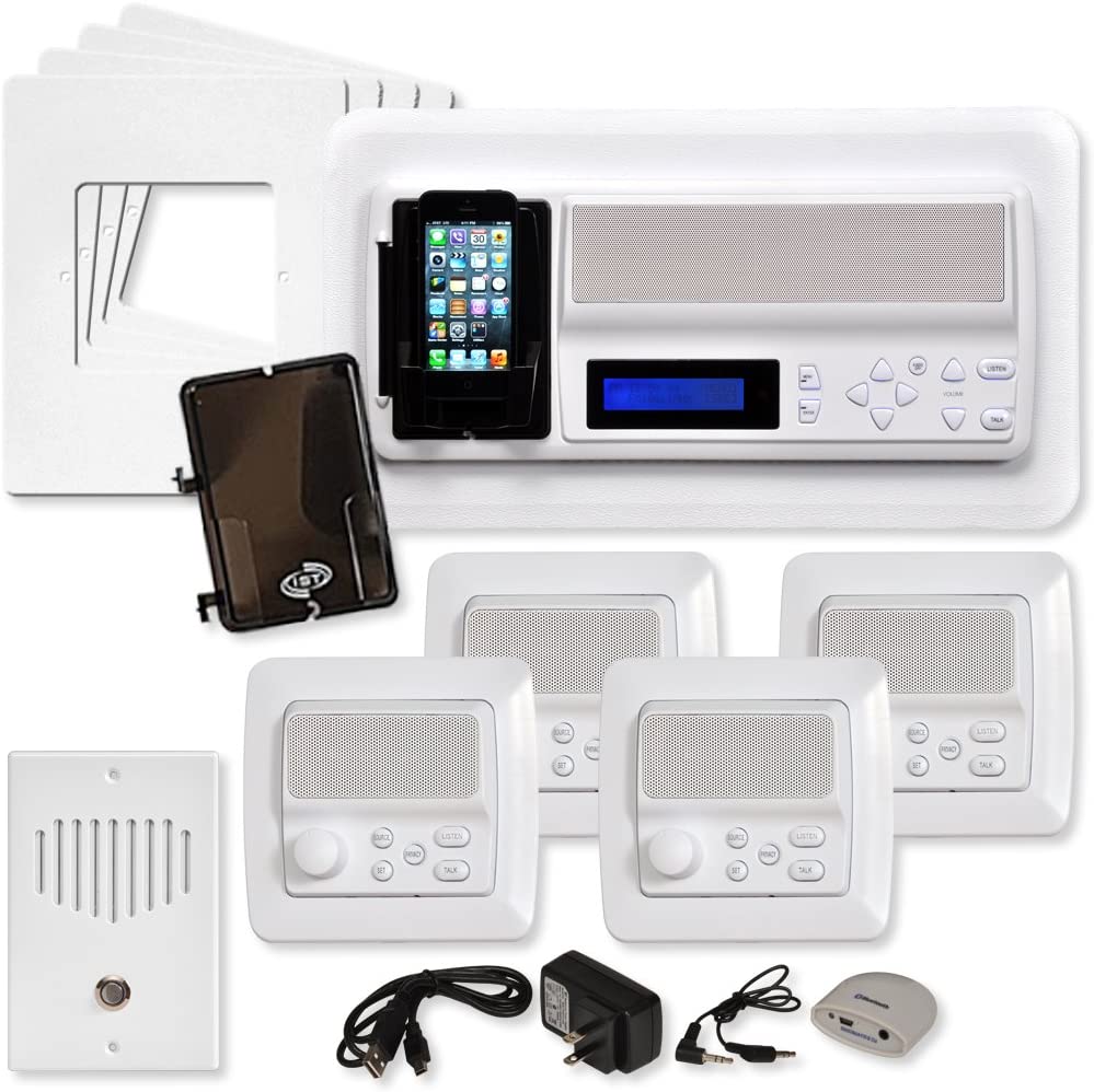 Intrasonic RETRO-MV4PAC 4-Room Vertical Intercom Kit – Steve's Intercom Shop