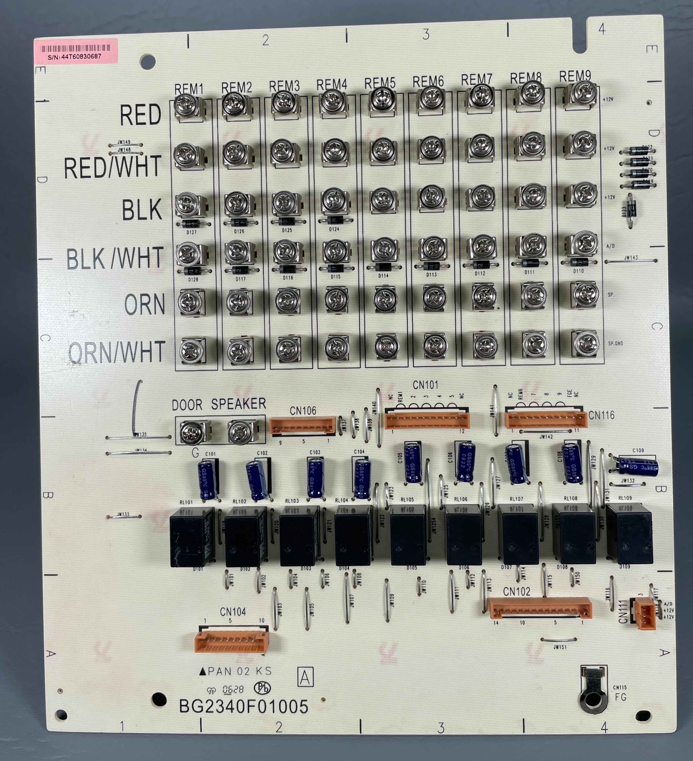 Terminal Board for IM-4406 & IMA-4406 – Steve's Intercom Shop
